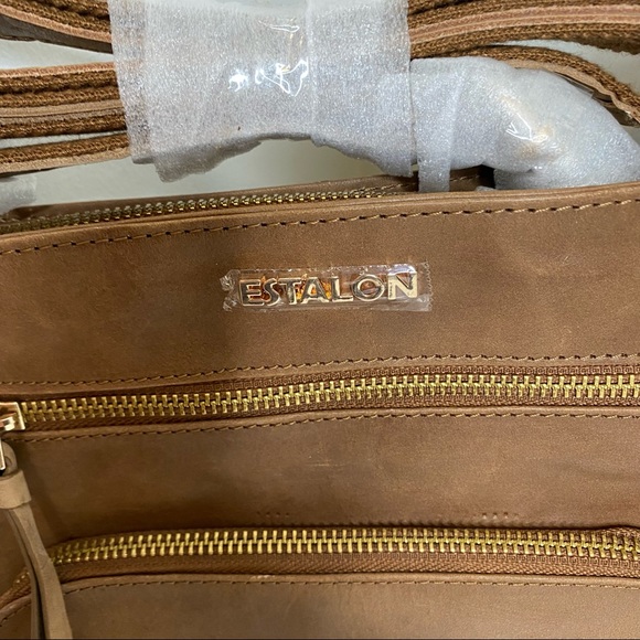 Estalon | Bags | Estalon Crossbody Women Leather Adjustable Shoulder ...
